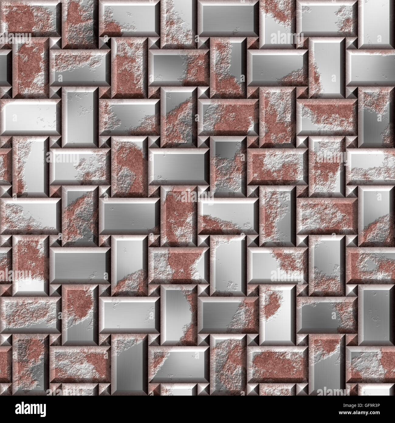Rusty steel plates. Iron defense. Armor seamless texture background ...