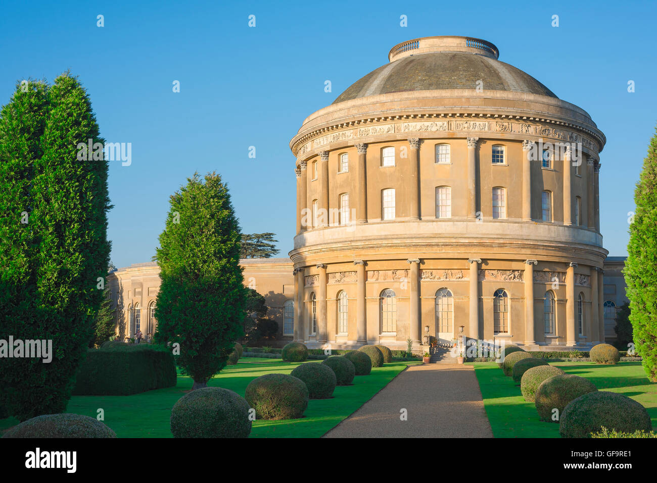 Bury St Edmunds Ickworth House, view of the Georgian neoclassical ...