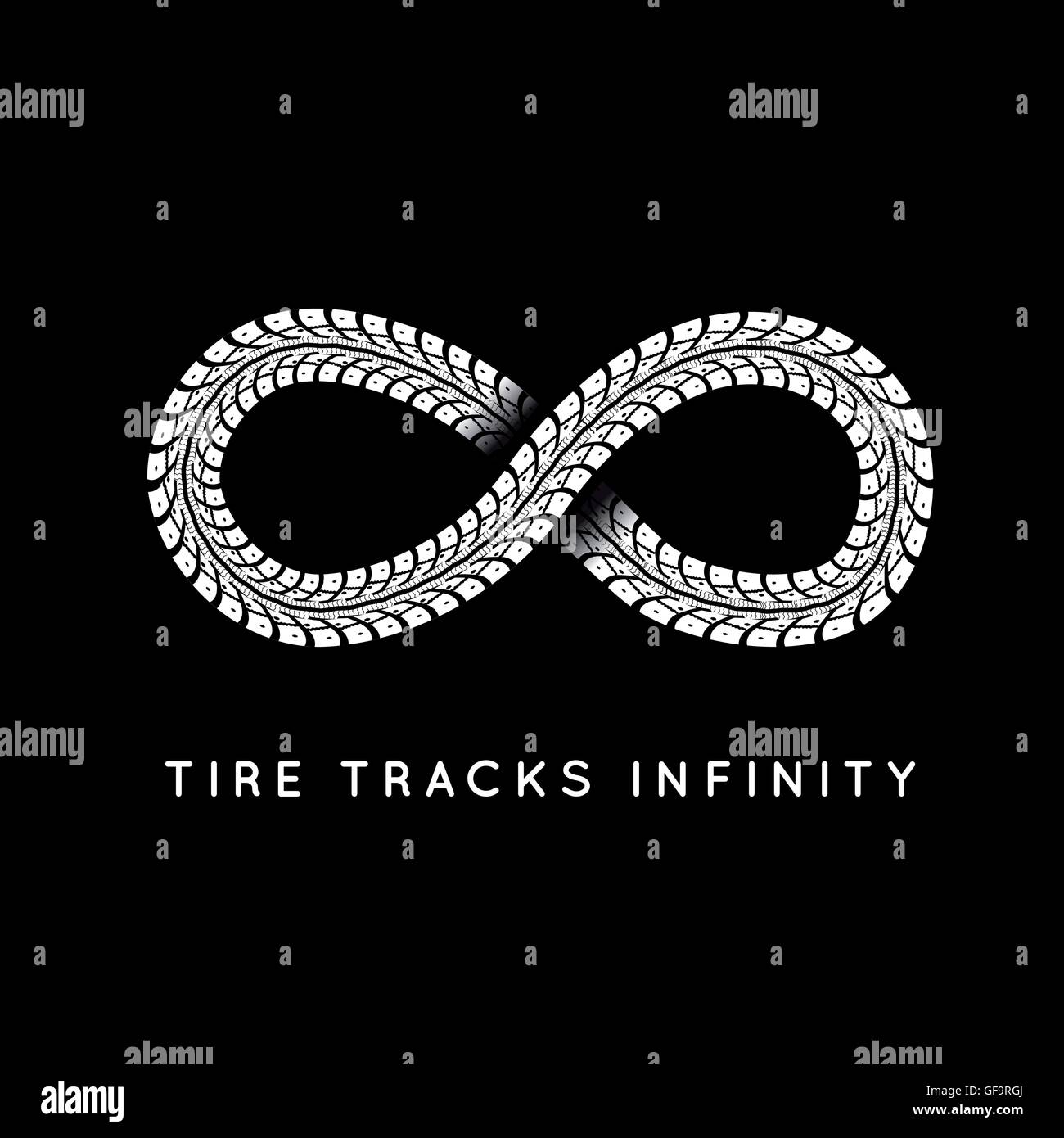 Turning tracks Stock Vector Images - Alamy