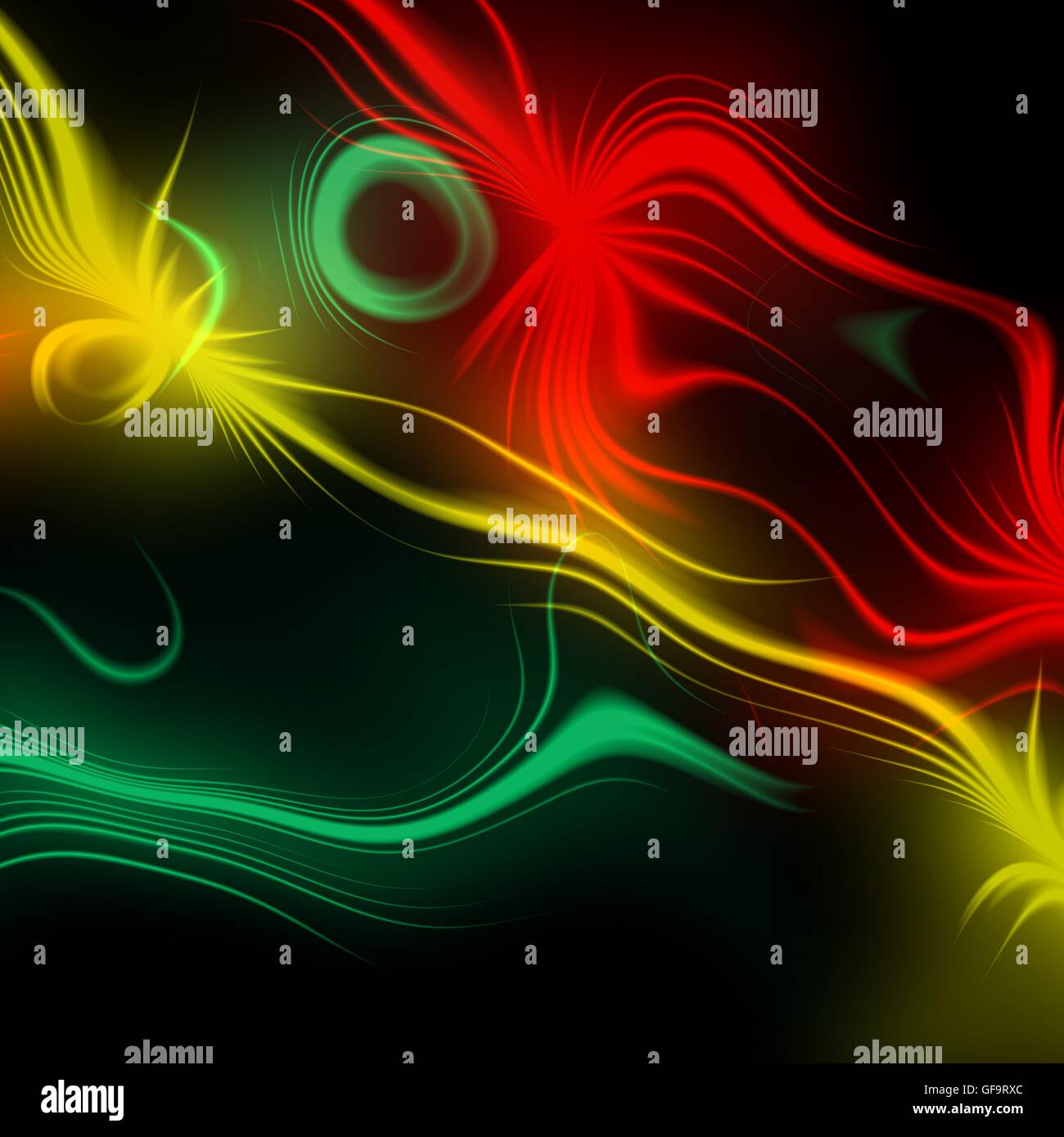 Abstract plasma discharge as a background. Psychedelic color image ...