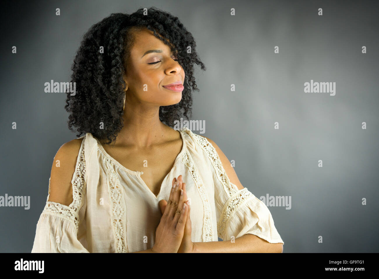 African prayer hands hi-res stock photography and images - Alamy
