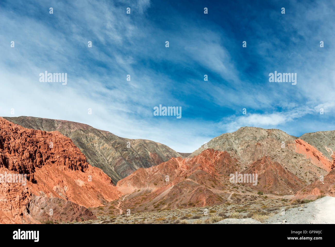 Colorful desert mountains hi-res stock photography and images - Alamy