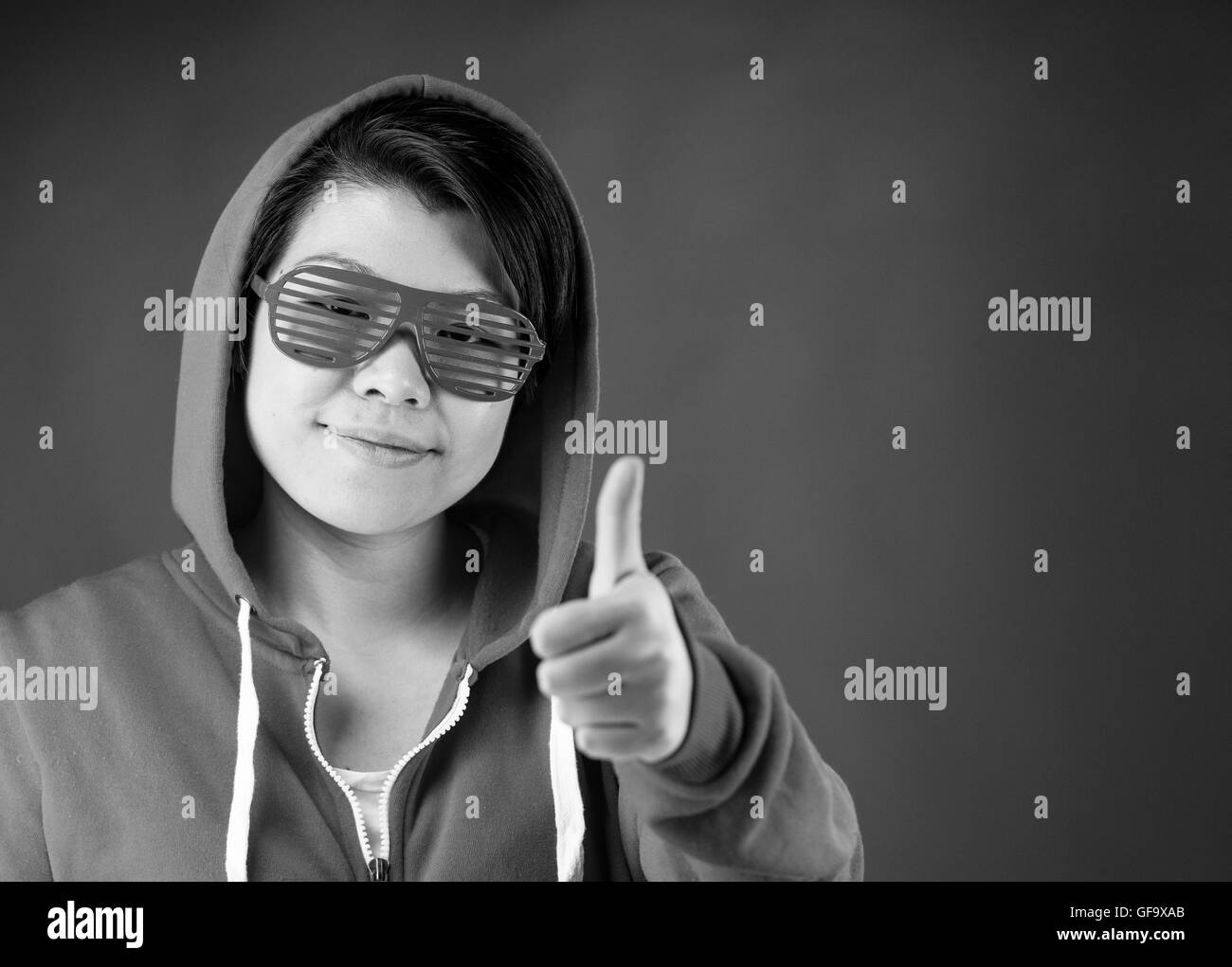 female model attractive woman on plain background with copy space ...