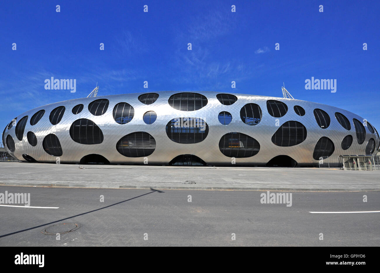 BORISOV, BELARUS - APRIL 11: New footbal stadium "Borisov Arena" in ...