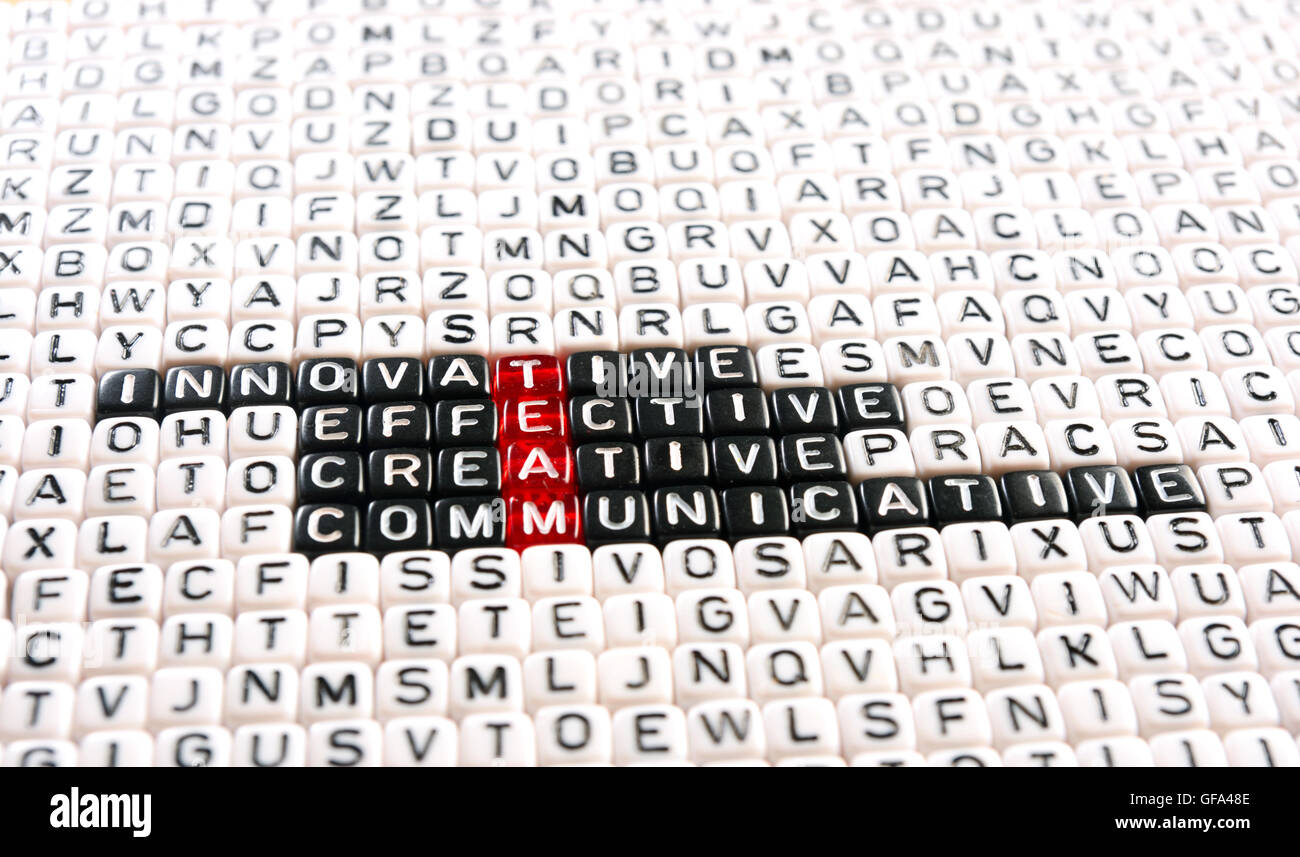 Concept team teamwork text hi-res stock photography and images - Alamy