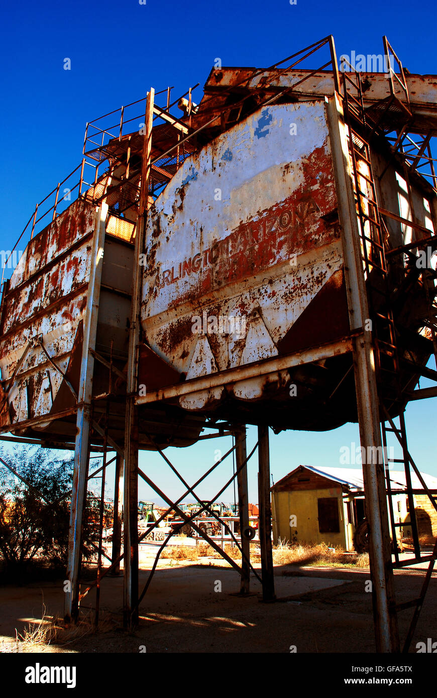 Rusty factory machinery Stock Photo - Alamy