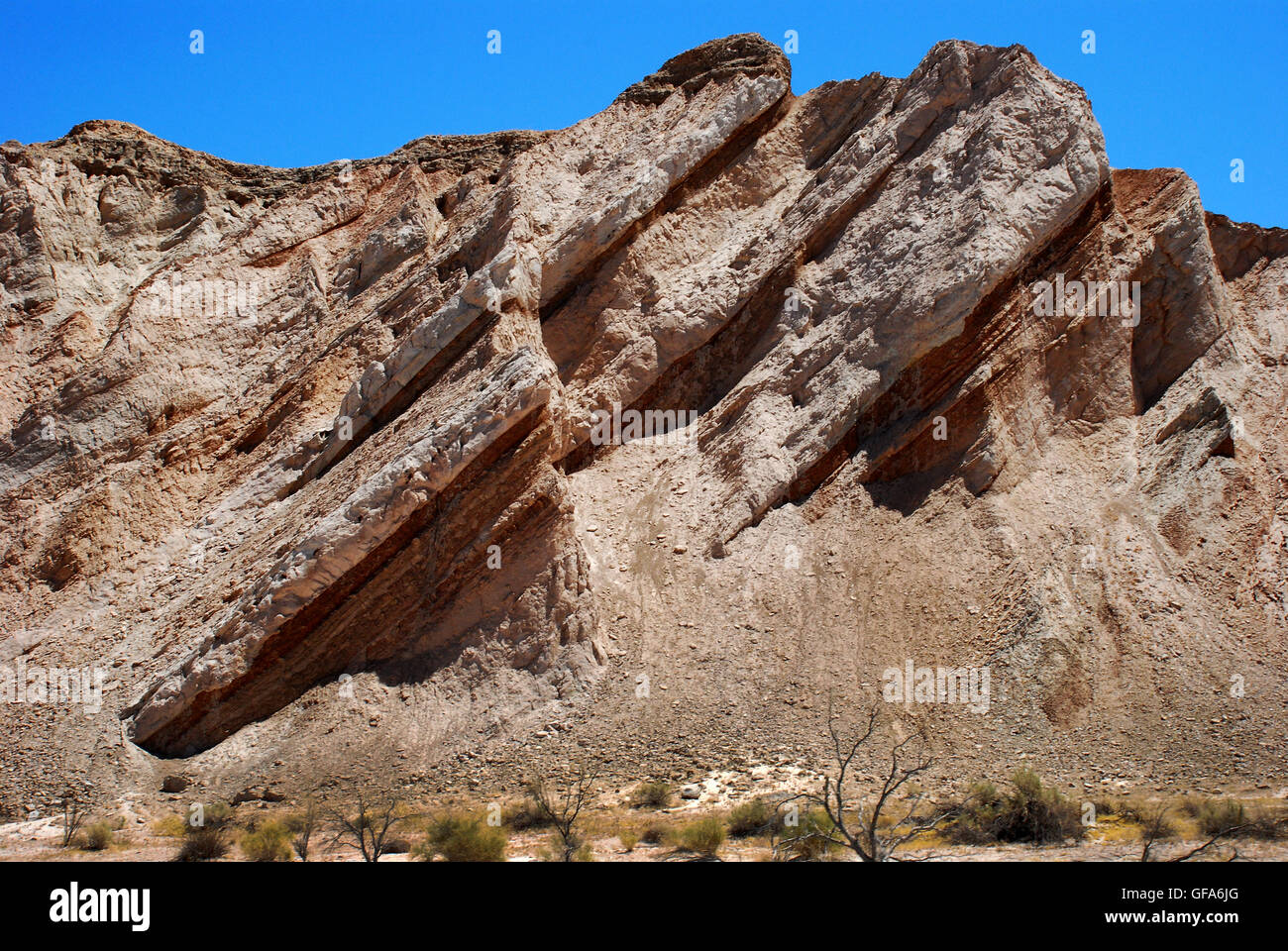 Rock formation in high desert Stock Photo - Alamy