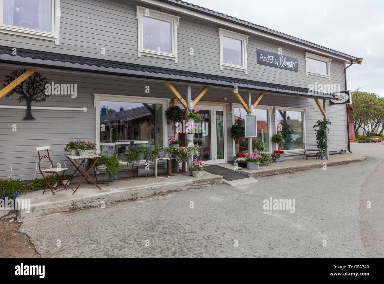 Andenes town in the Vesteralen Islands, Norway Stock Photo - Alamy