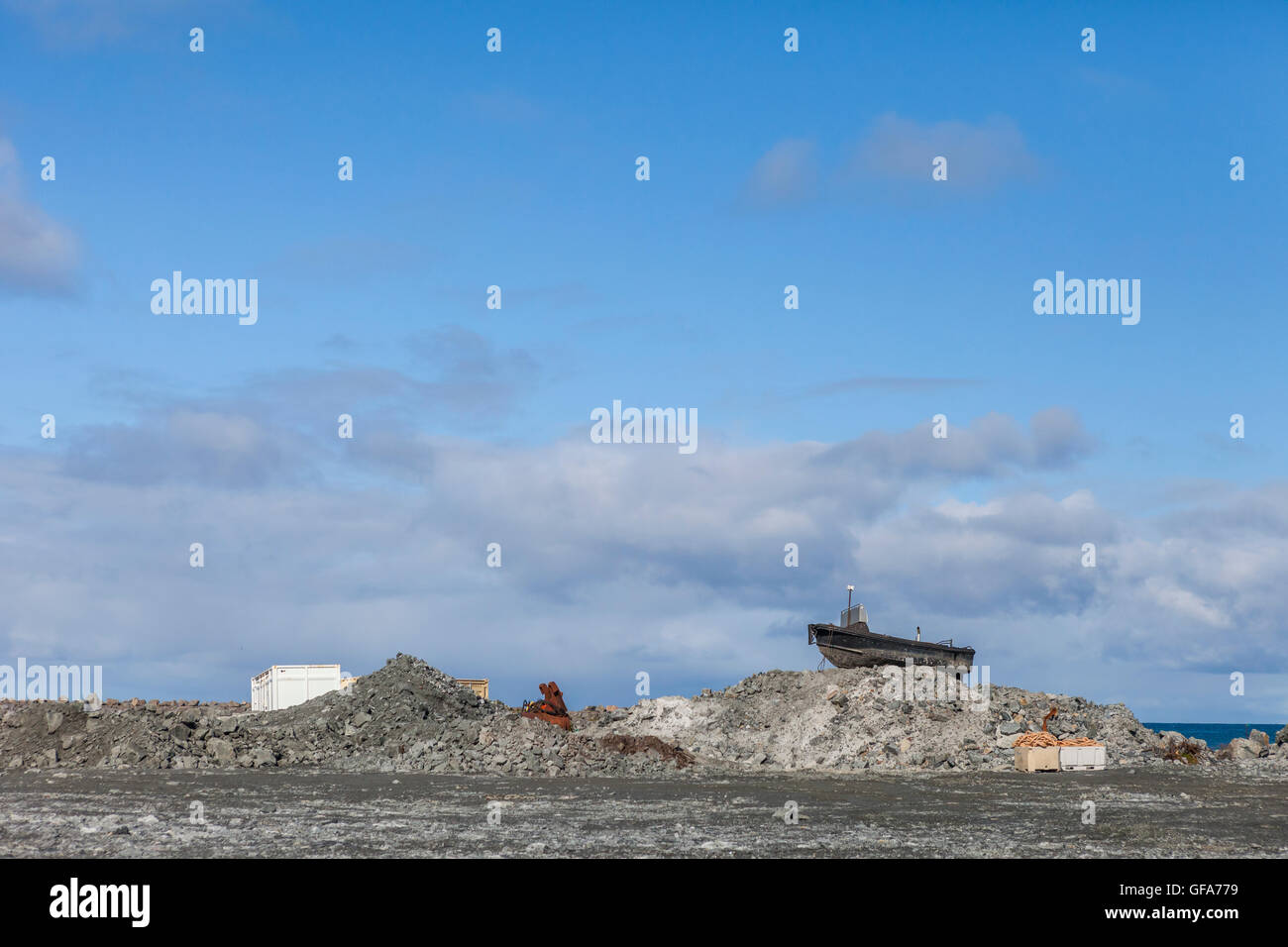 Andenes town in the Vesteralen Islands, Norway Stock Photo - Alamy