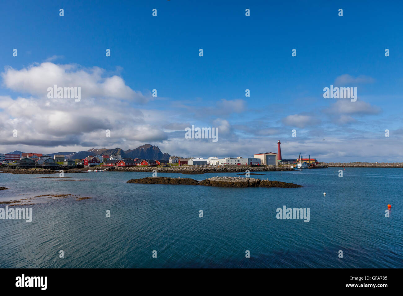Red andenes lighthouse hi-res stock photography and images - Alamy
