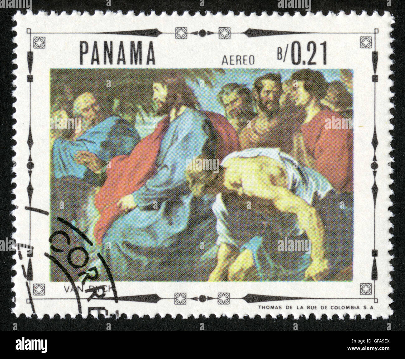 Postage stamp panama hi-res stock photography and images - Alamy