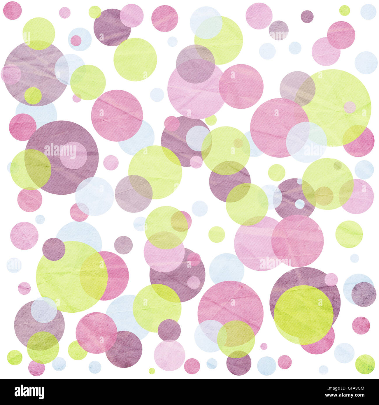 Colored circles texture hi-res stock photography and images - Alamy
