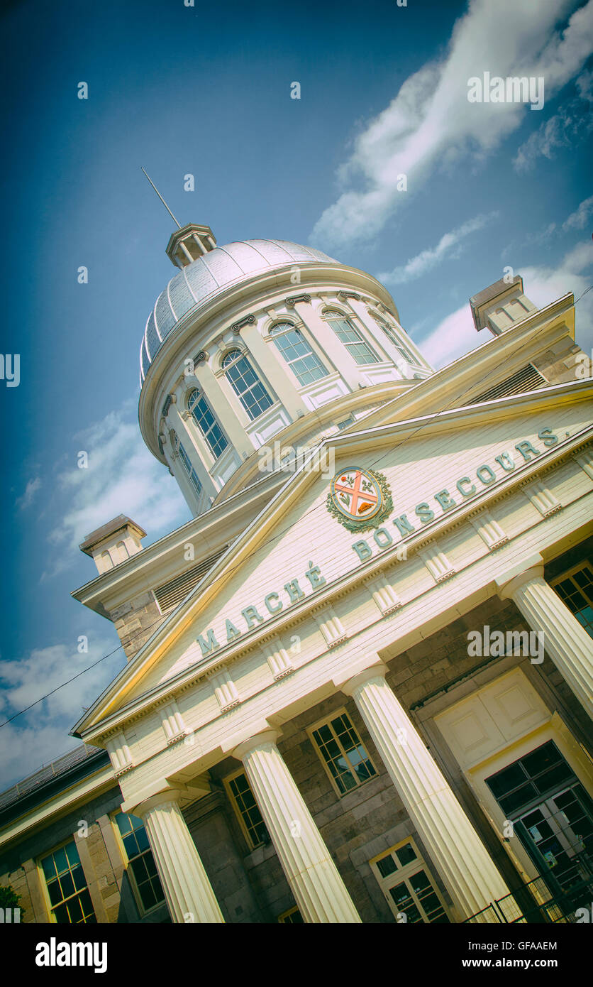 MONTREAL - MAY 27, 2016: Inaugurated in 1847, Marche Bonsecours Market ...