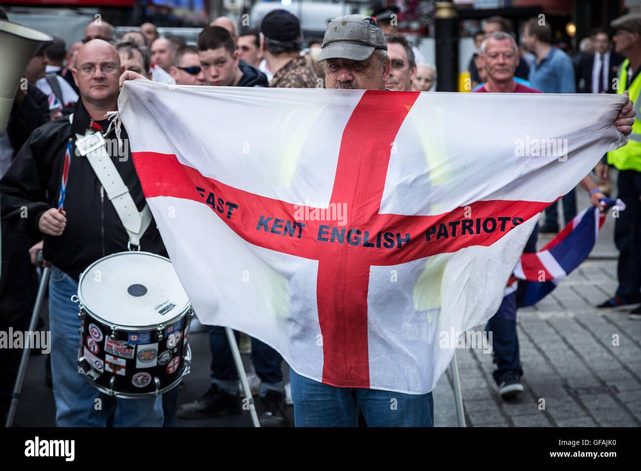 London, UK. 29th July, 2016. Far-Right movement South East Alliance ...
