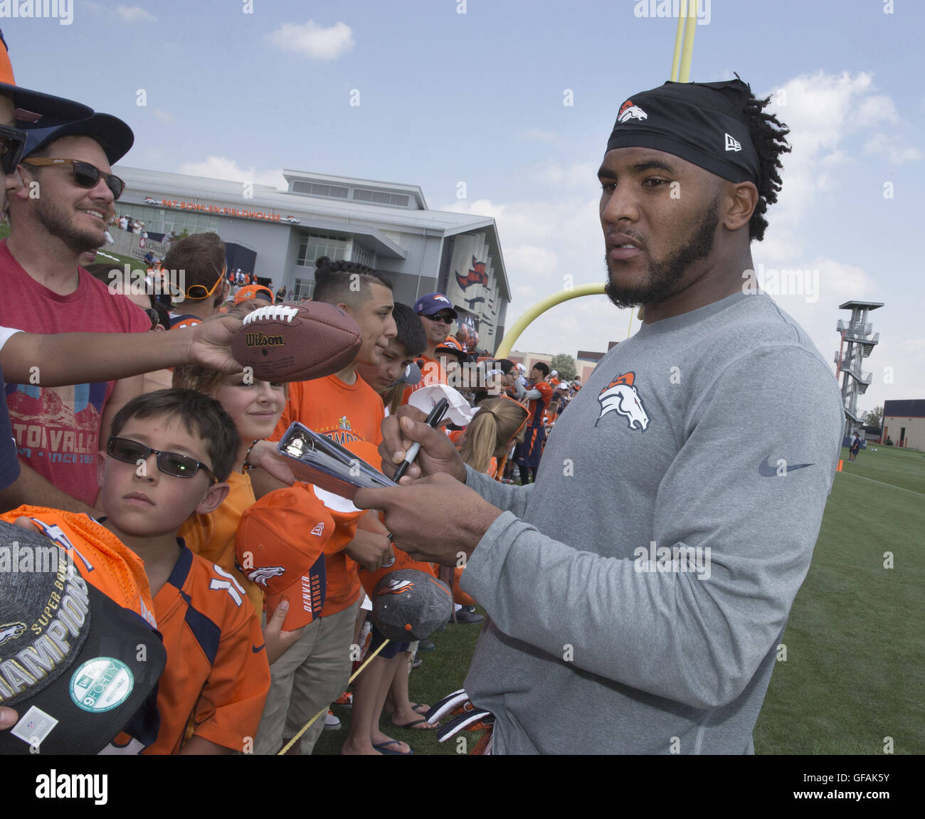 Englewood, Colorado, USA. 29th July, 2016. Denver Broncos S T.J. WARD ...