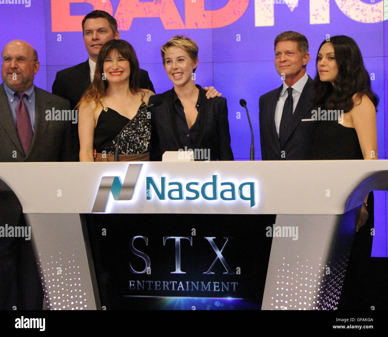NEW YORK, NY-July 28: Thomas B. McGrath, Robert Simonds, Kathryn Hahn ...