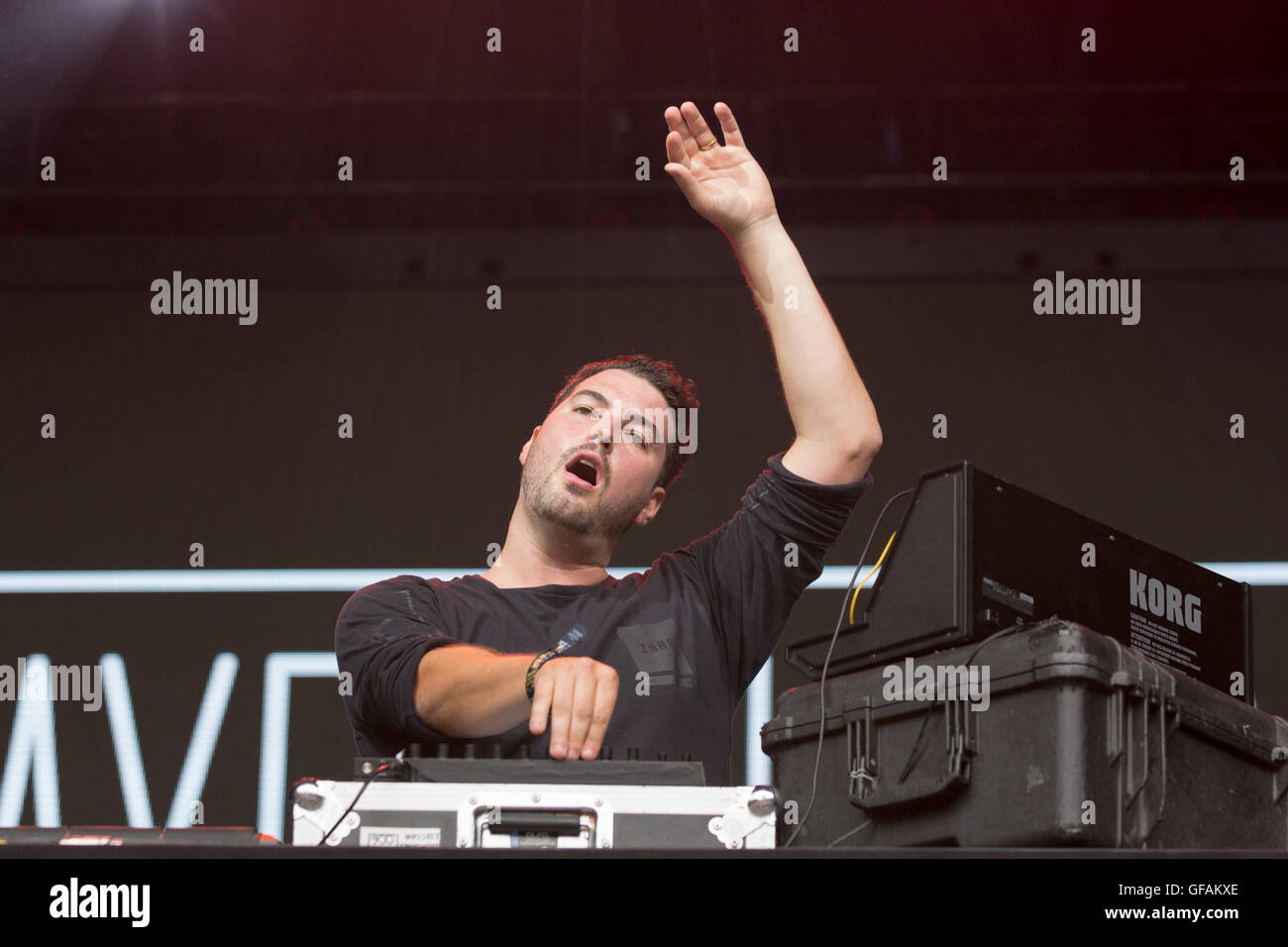 Chicago, Illinois, USA. 29th July, 2016. Elecronic musician HAYDEN ...