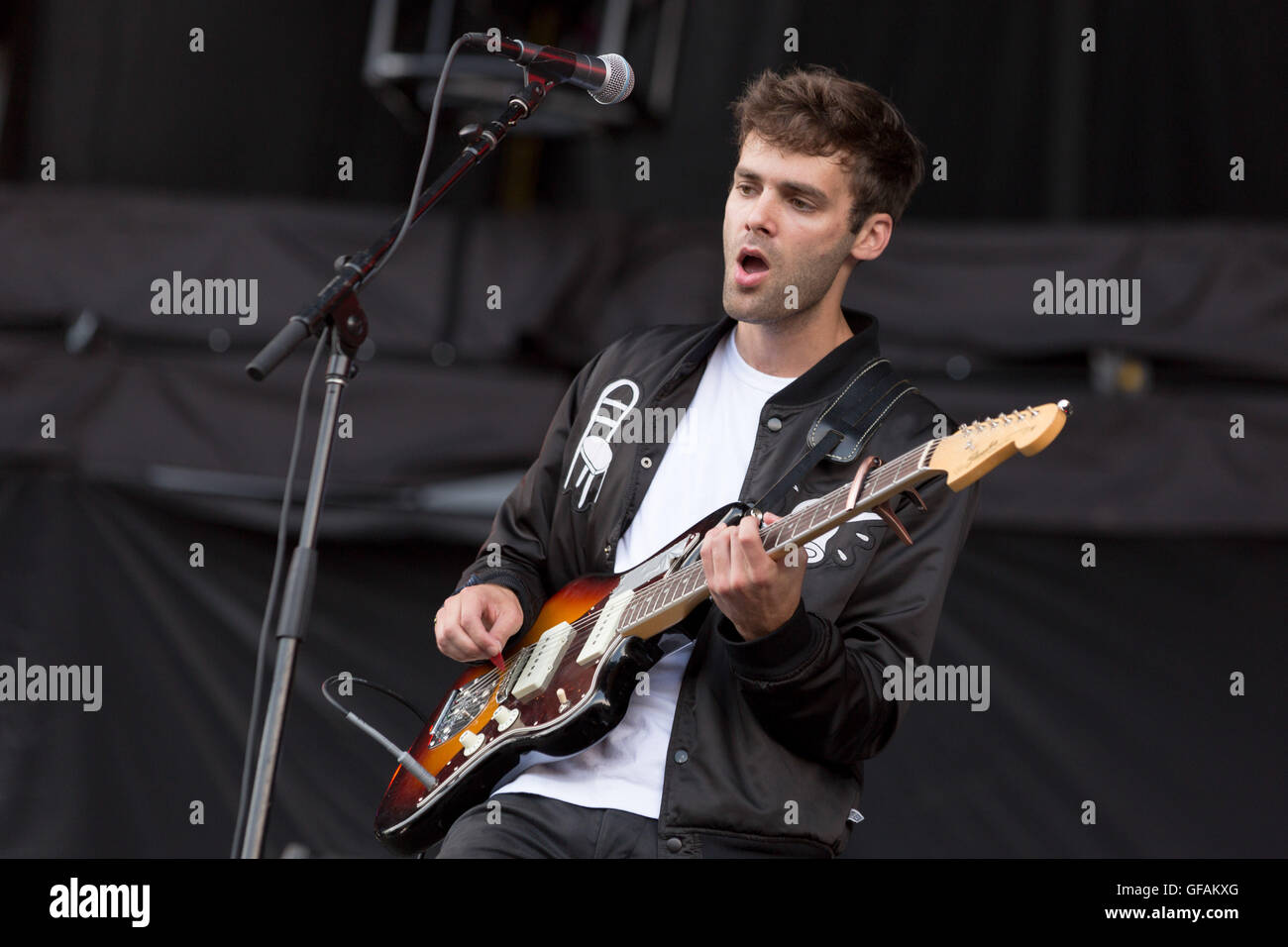 Chicago, Illinois, USA. 29th July, 2016. JACKSON PHILLIPS of Day Wave ...