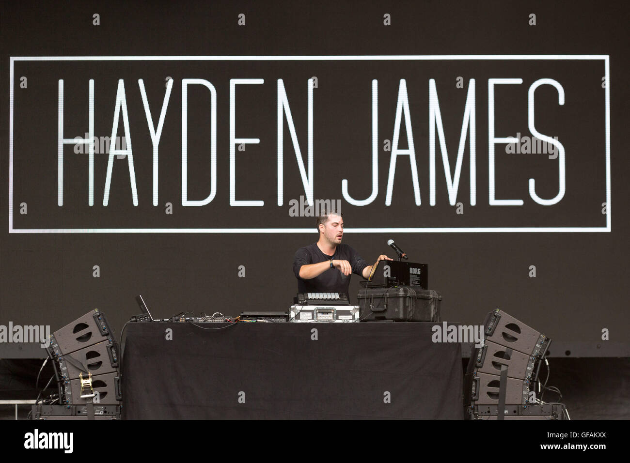 Hayden james concert hi-res stock photography and images - Alamy