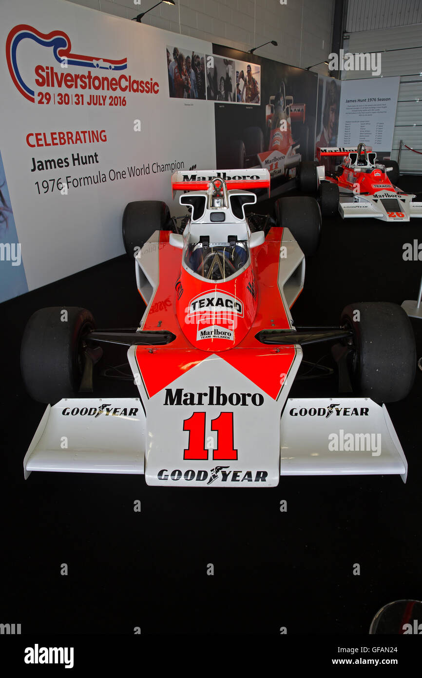 Silverstone,Towcester,UK,30th July 2016,1974 McLaren M23 Cosworth on ...