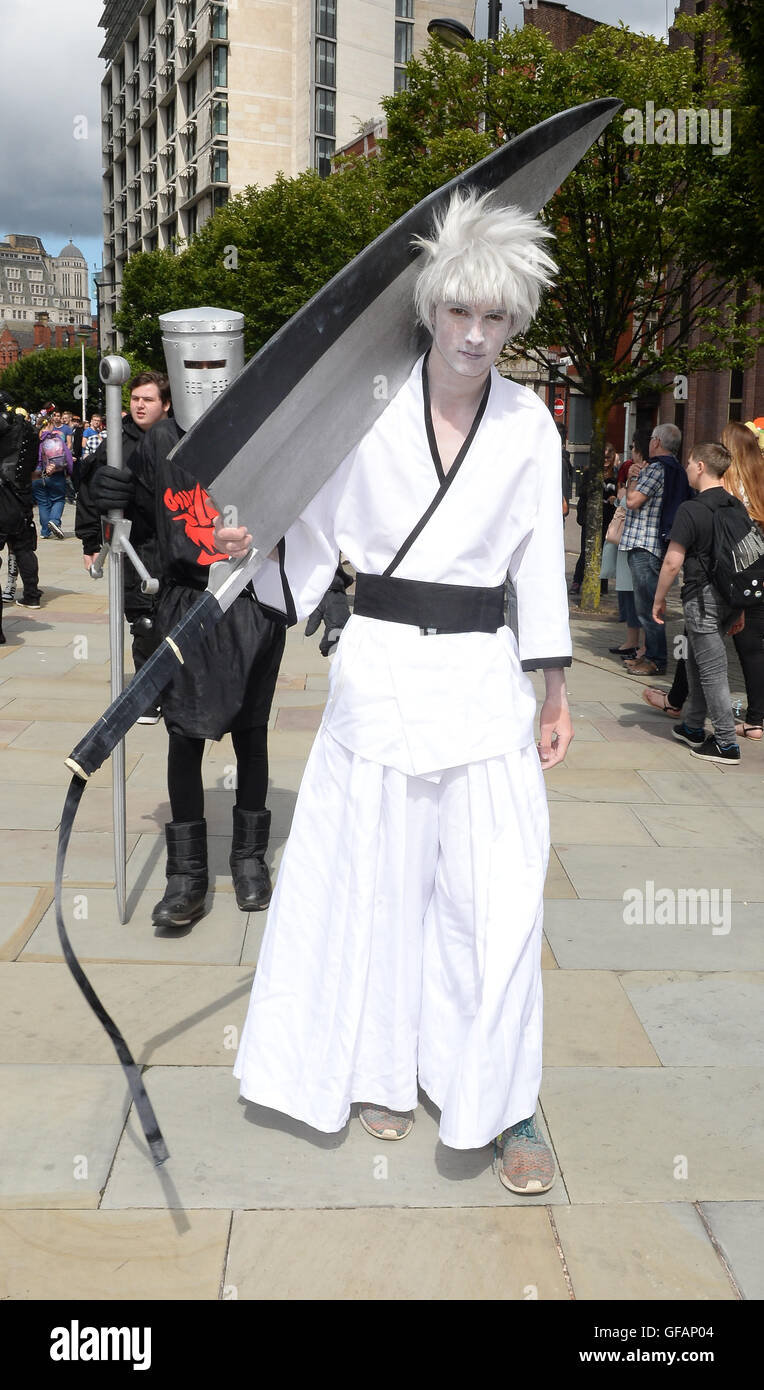 Manchester, UK. 30th July, 2016. Guests arrive at Manchester Central ...