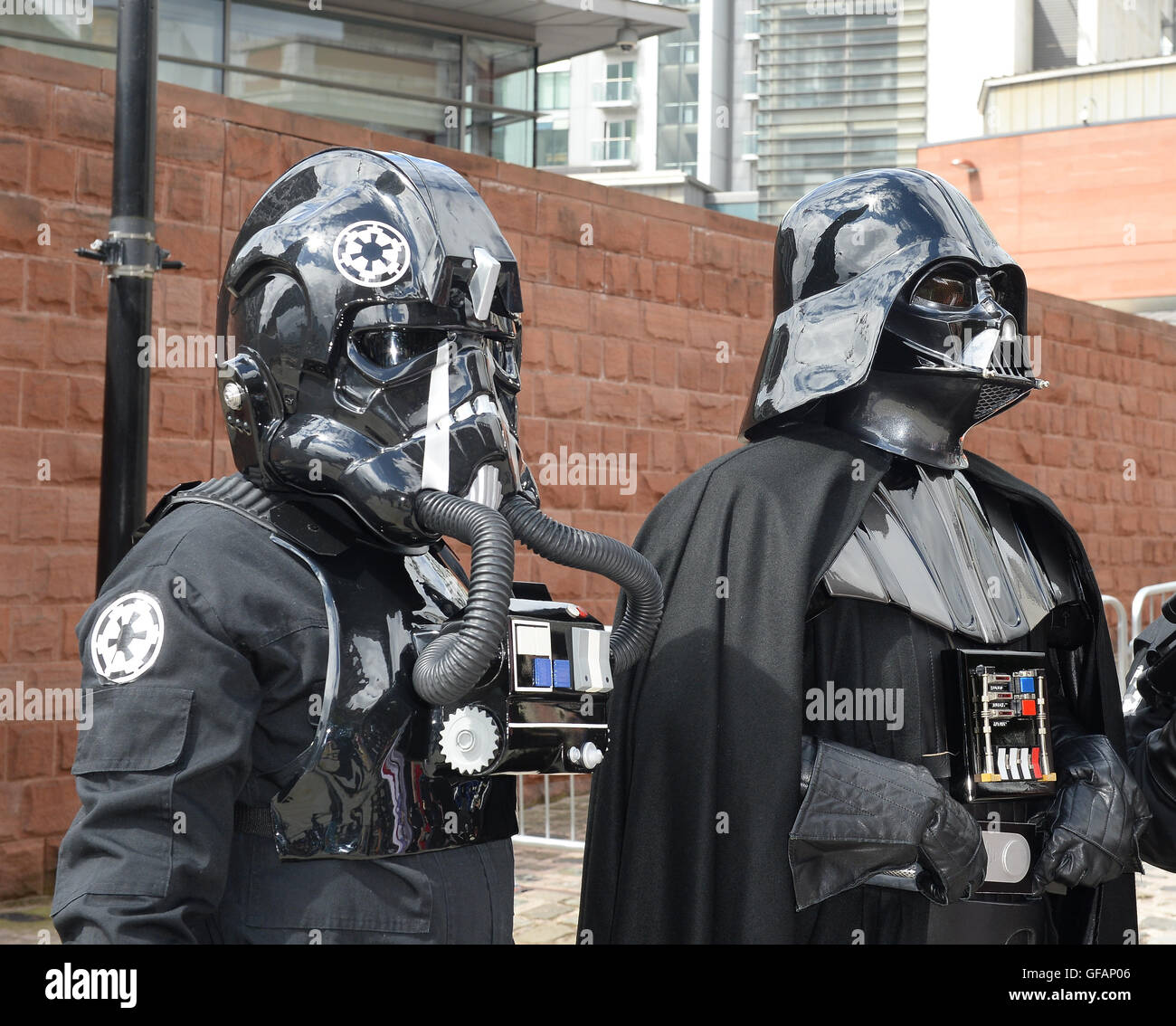 Manchester, UK. 30th July, 2016. Guests arrive at Manchester Central ...