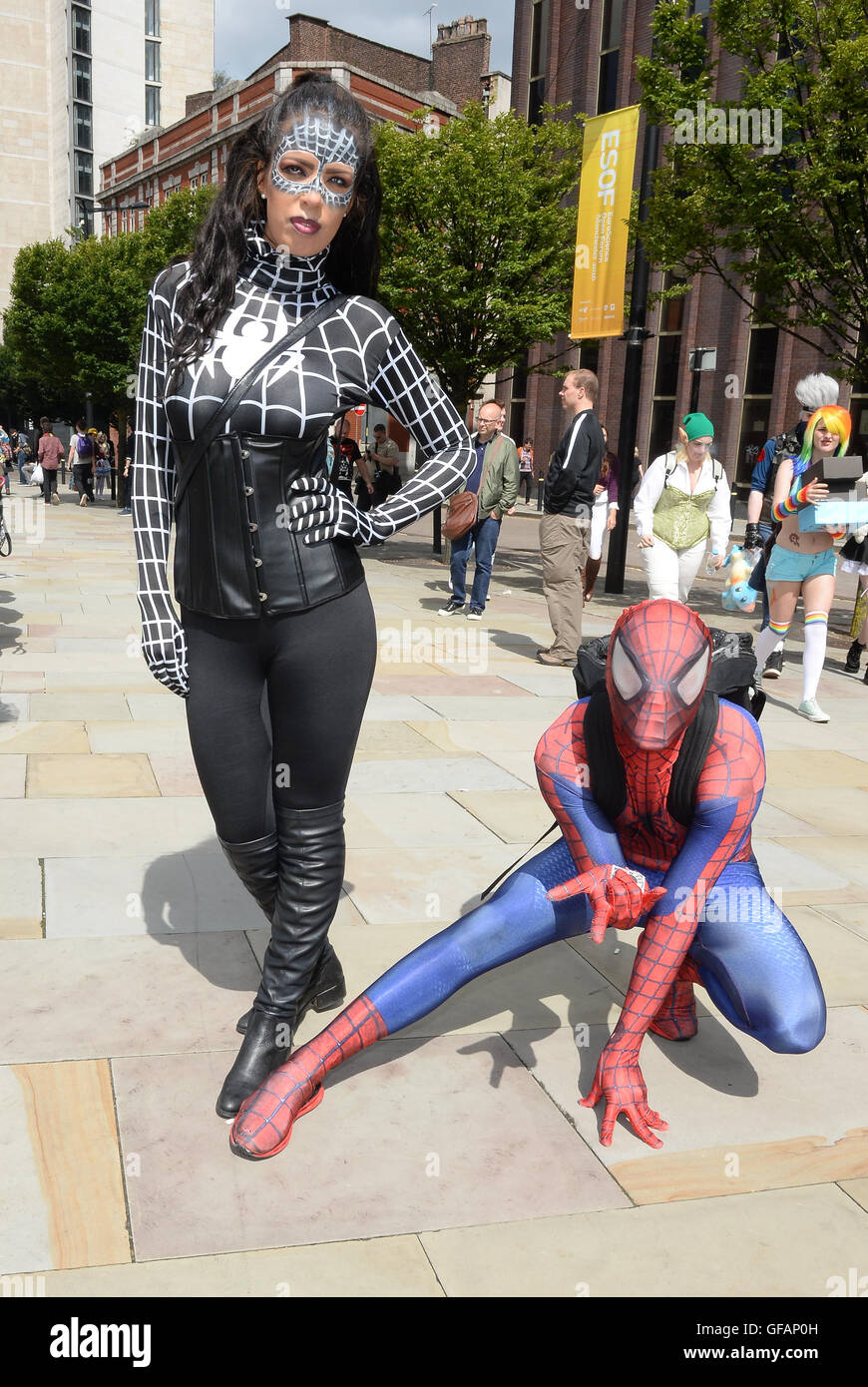 Manchester, UK. 30th July, 2016. Guests arrive at Manchester Central ...