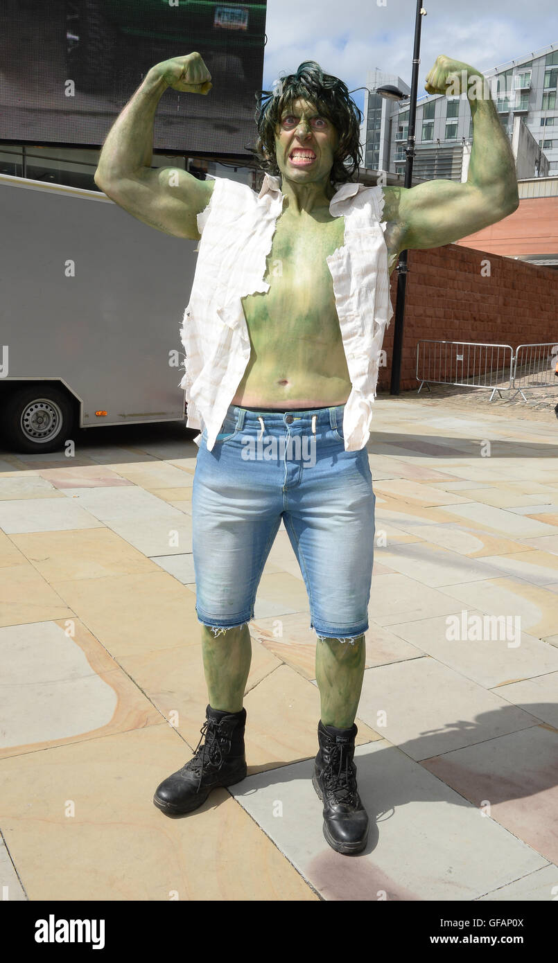 Manchester, UK. 30th July, 2016. Guests arrive at Manchester Central ...