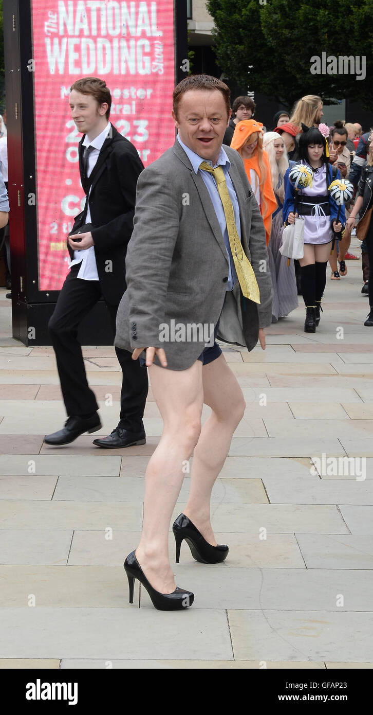 Manchester, UK. 30th July, 2016. Guests arrive at Manchester Central ...