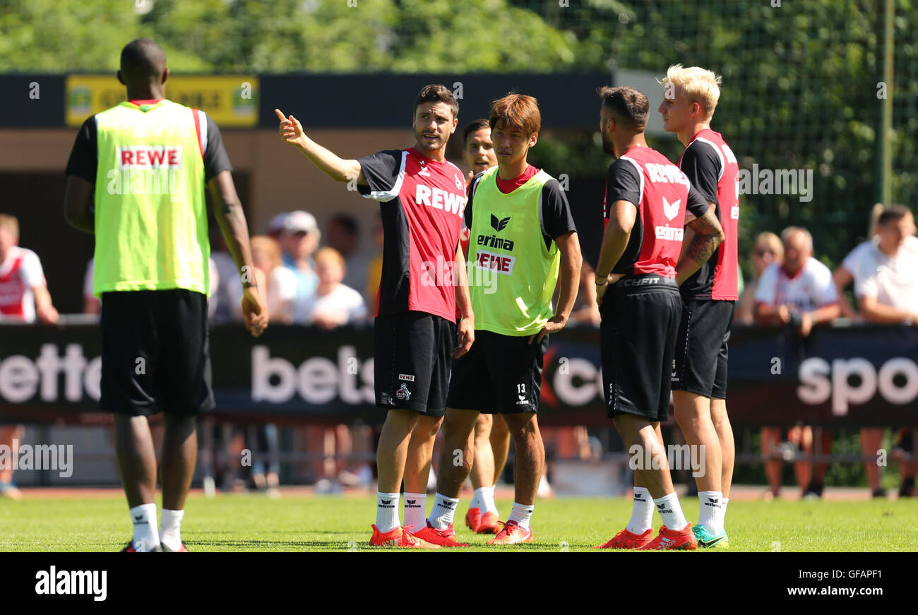 Kitzbuehel, Austria. 30th July, 2016. Jonas Hector from 1. FC Koeln ...