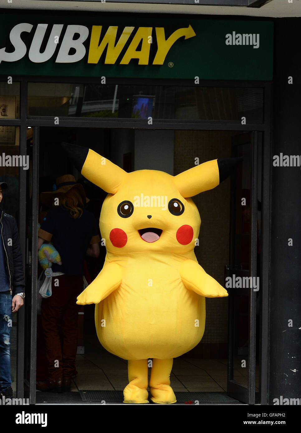 Pikachu the short chubby yellow Pokeman spotted out and about in ...