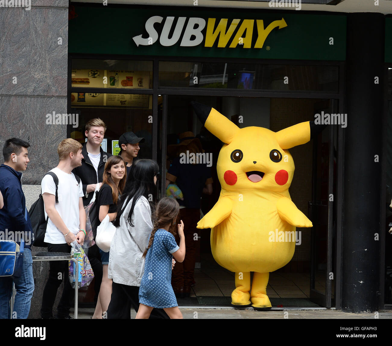 Pikachu the short chubby yellow Pokeman spotted out and about in ...