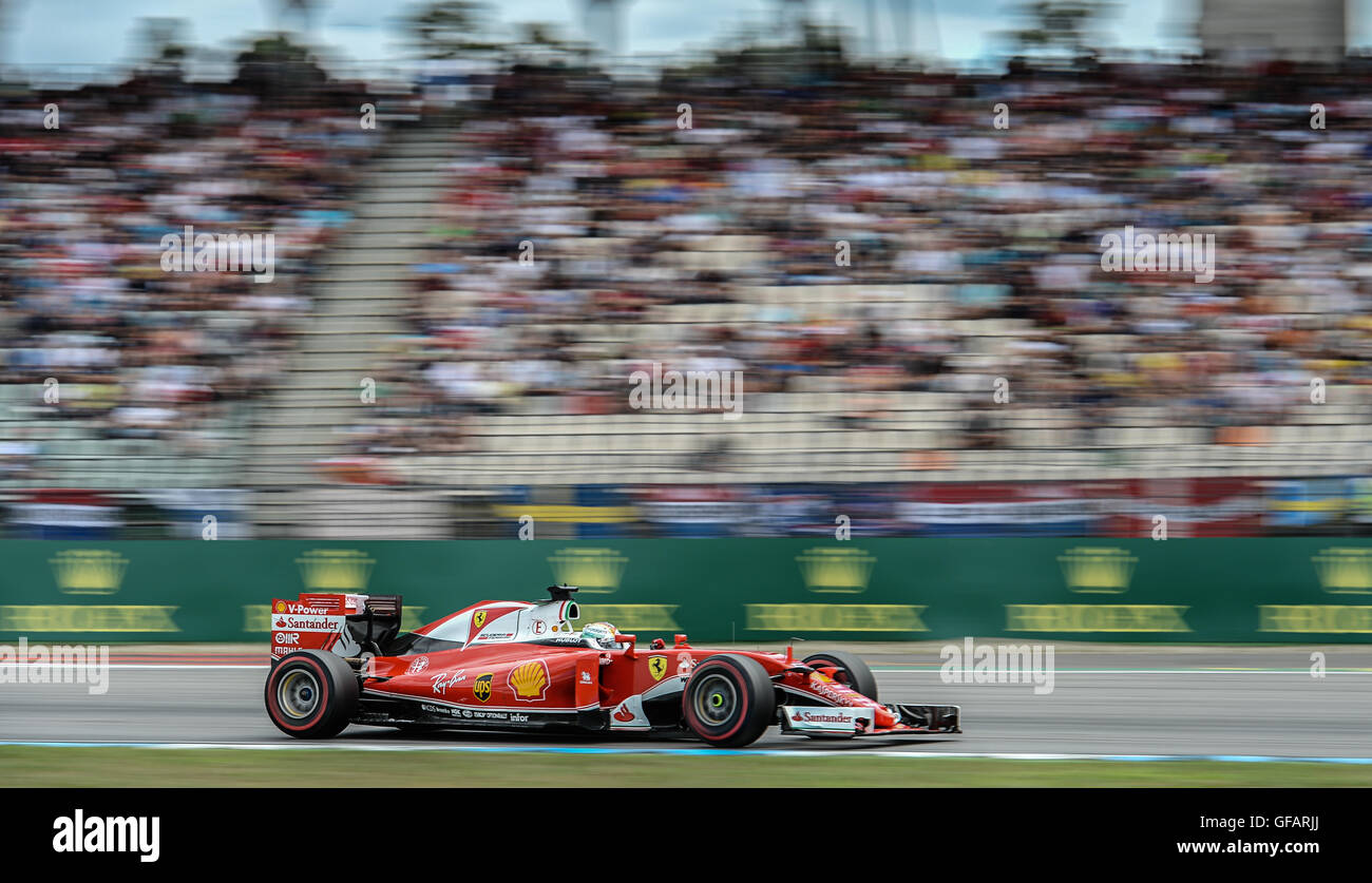 Hockenheim, Germany. 30th July, 2016. German Formula 1 racer Sebastian ...