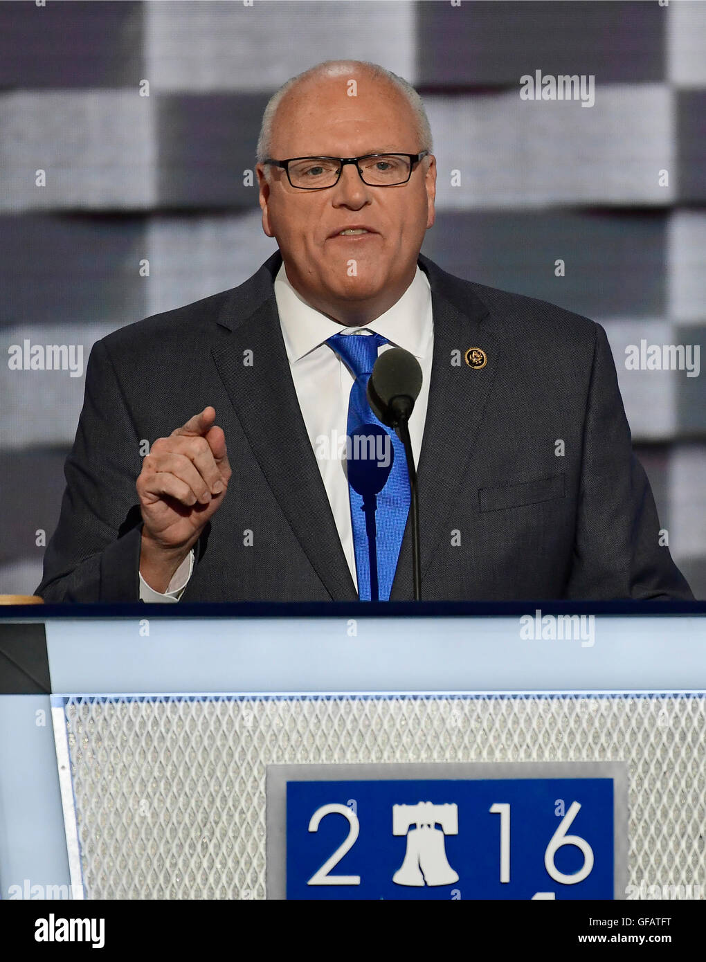 Philadelphia, Us. 26th July, 2016. United States Representative Joe ...