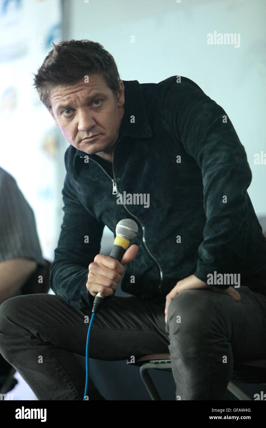 London UK 30 July 2016 American actor Jeremy Renner actor of many films ...