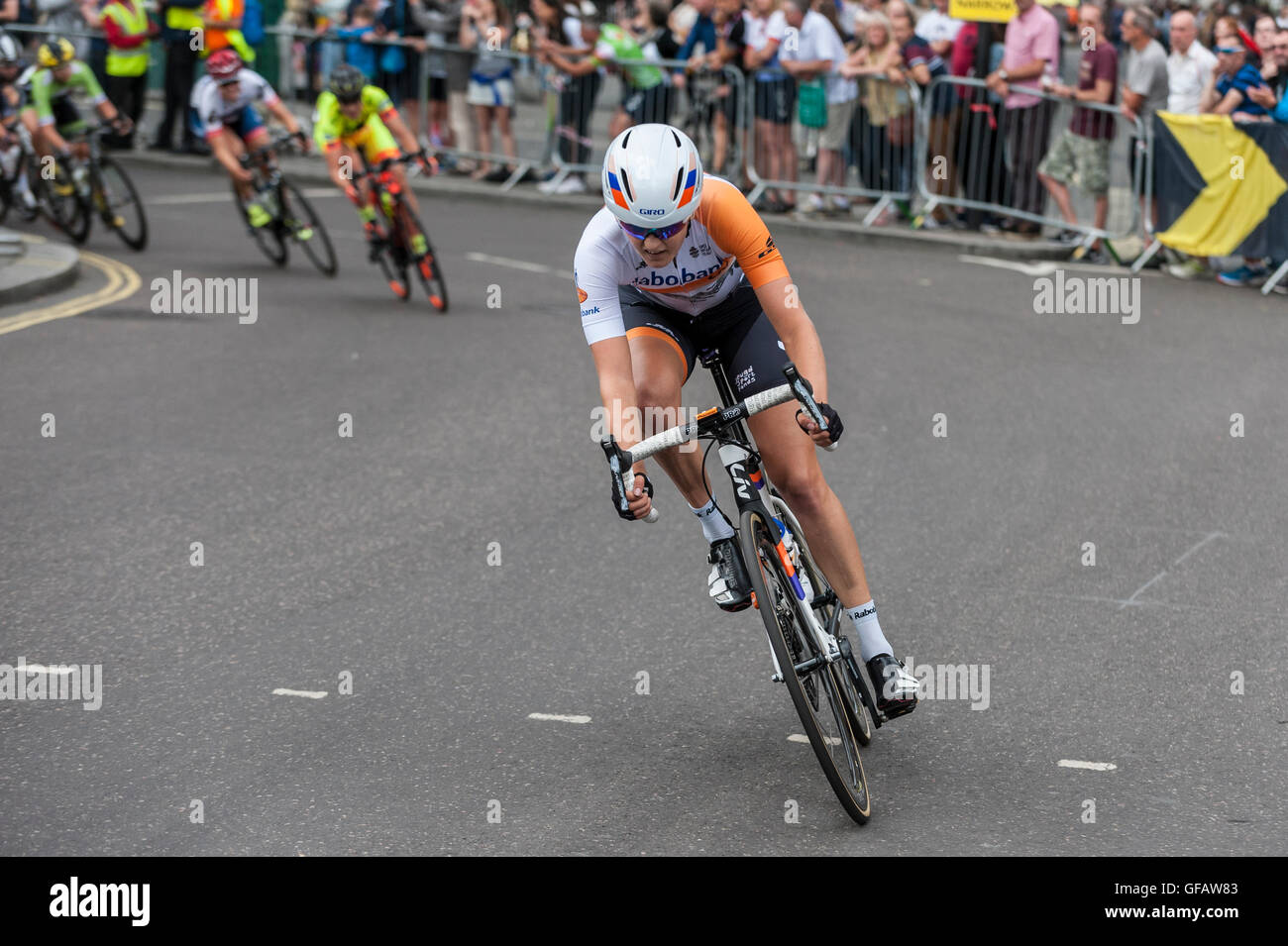 London, UK. 30 July 2016. Elite women take part in the Classique cycle ...