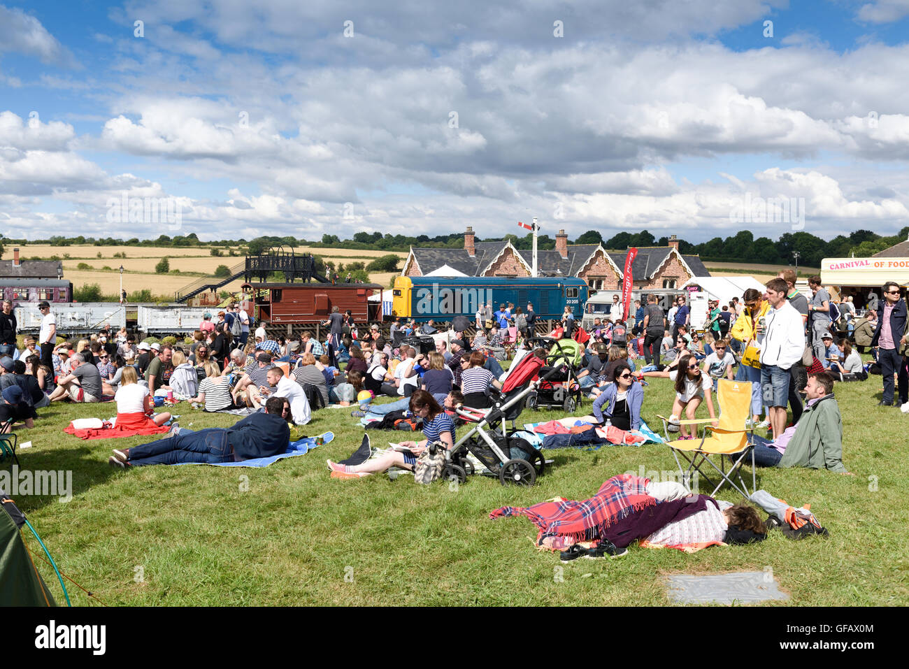 Ripley, Derbyshire, UK. 30th July, 2016. Indietracks is a unique summer ...