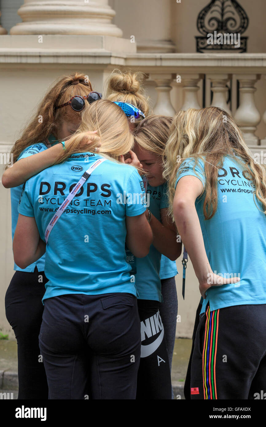London, UK, 30 July 2016. Prudential RideLondon Classique. The Drops ...
