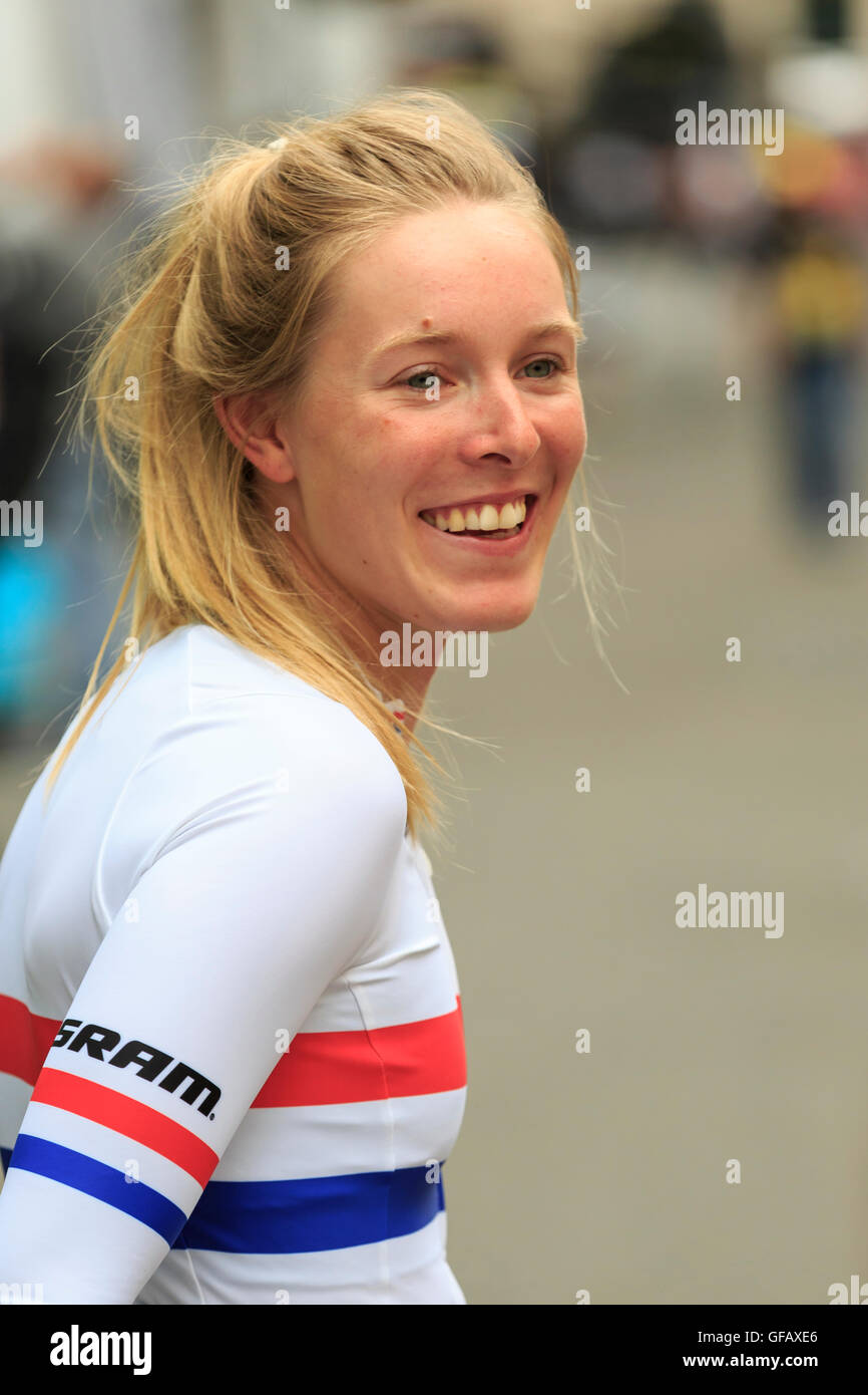 London, UK, 30 July 2016. Prudential RideLondon Classique. Hannah ...