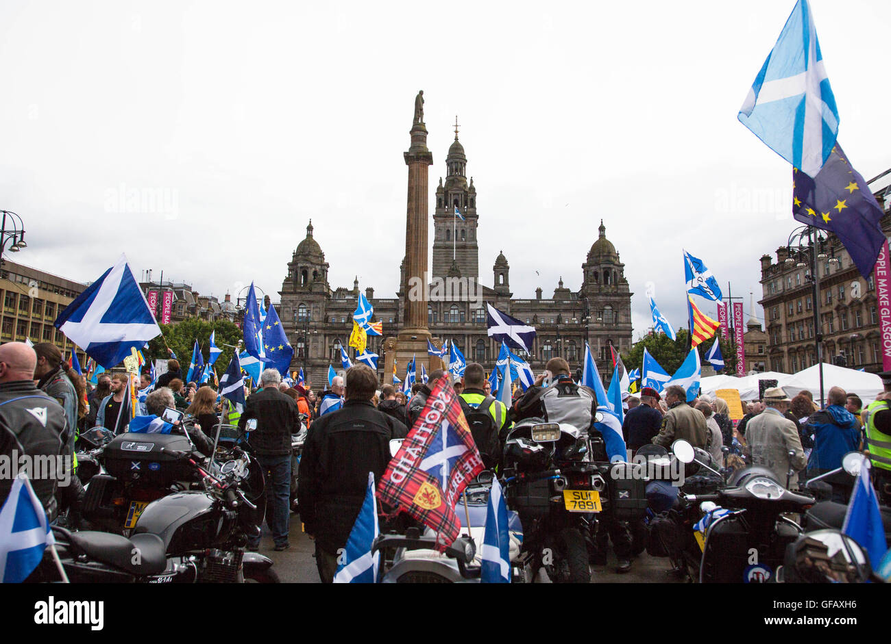 Glasgow, Scotland, UK. 30th July, 2016. March for Scottish Independence ...