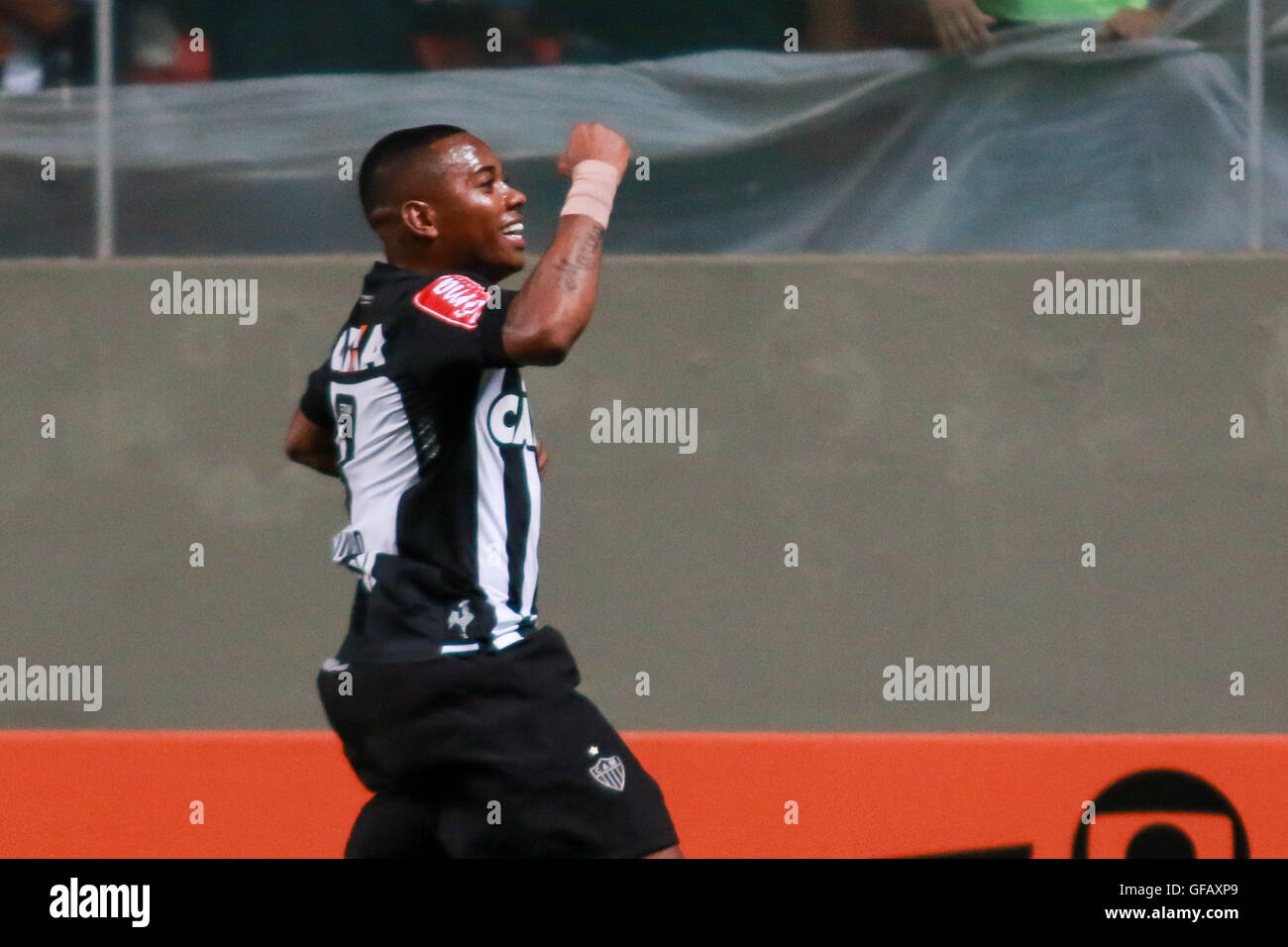 Robinho scored the first goal of the athletic-MG for Atl?tico-MG x ...