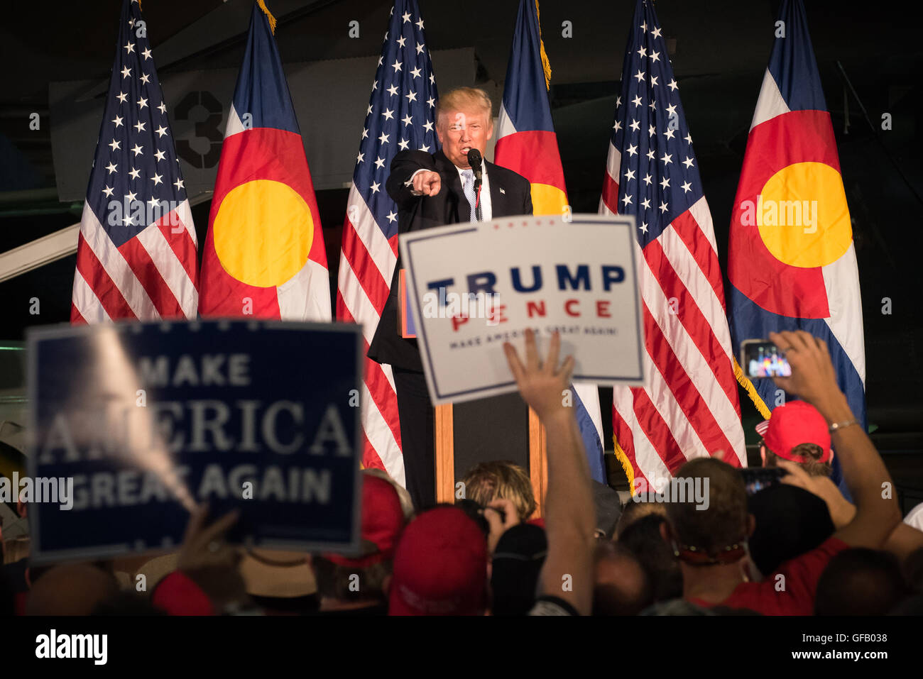 Denver, Colorado, USA. 29th July, 2016. Presidental Candidate Donald ...