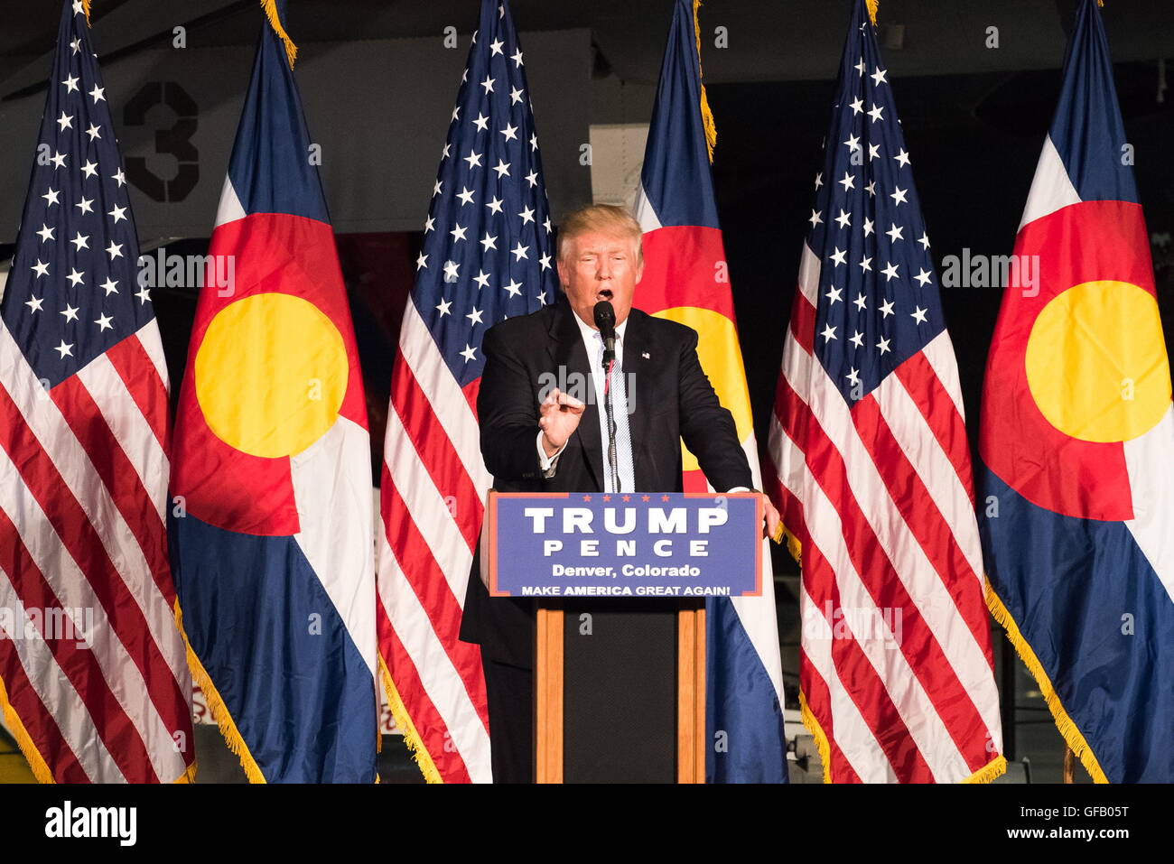Denver, Colorado, USA. 29th July, 2016. Presidental Candidate Donald ...