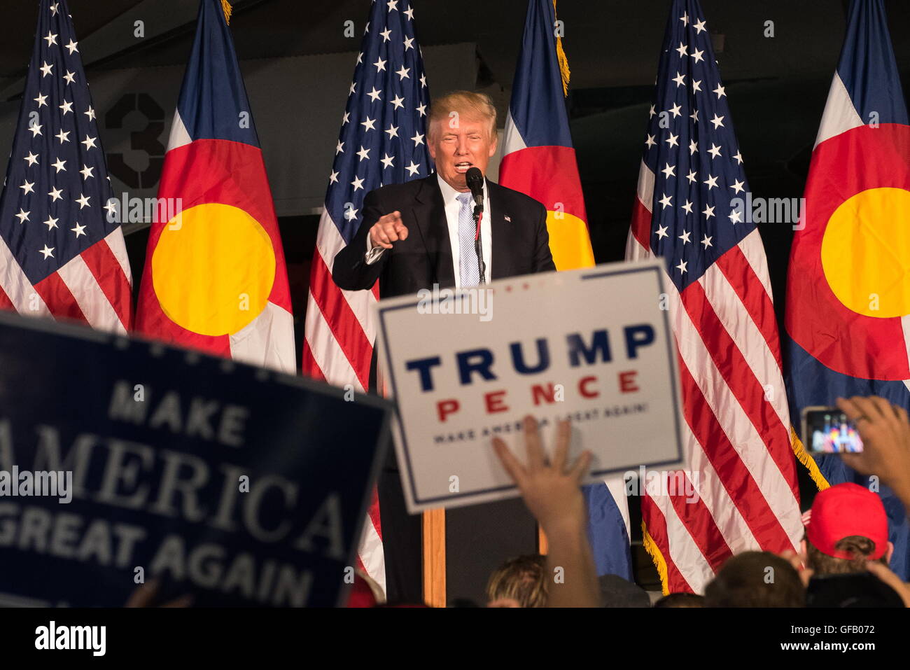 Denver, Colorado, USA. 29th July, 2016. Presidental Candidate Donald ...