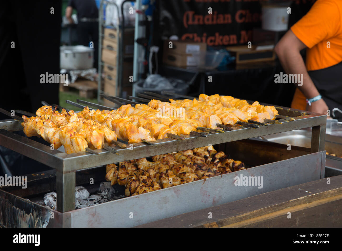 Silverstone,Towcester,UK,30th July 2016,Indian Street food at ...