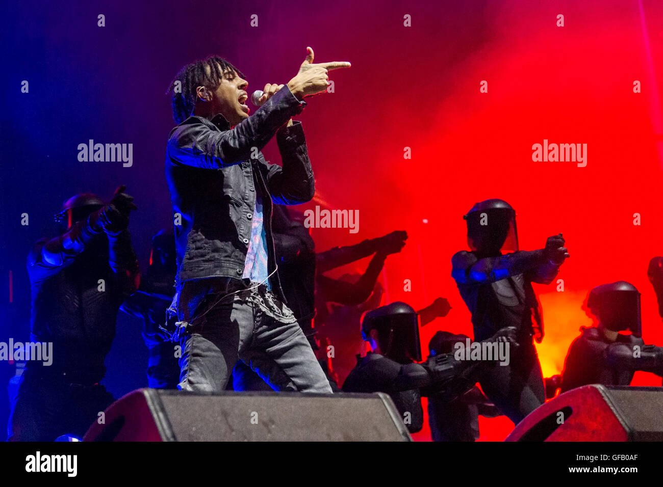 Chicago, Illinois, USA. 30th July, 2016. Rapper VIC MENSA performs live ...