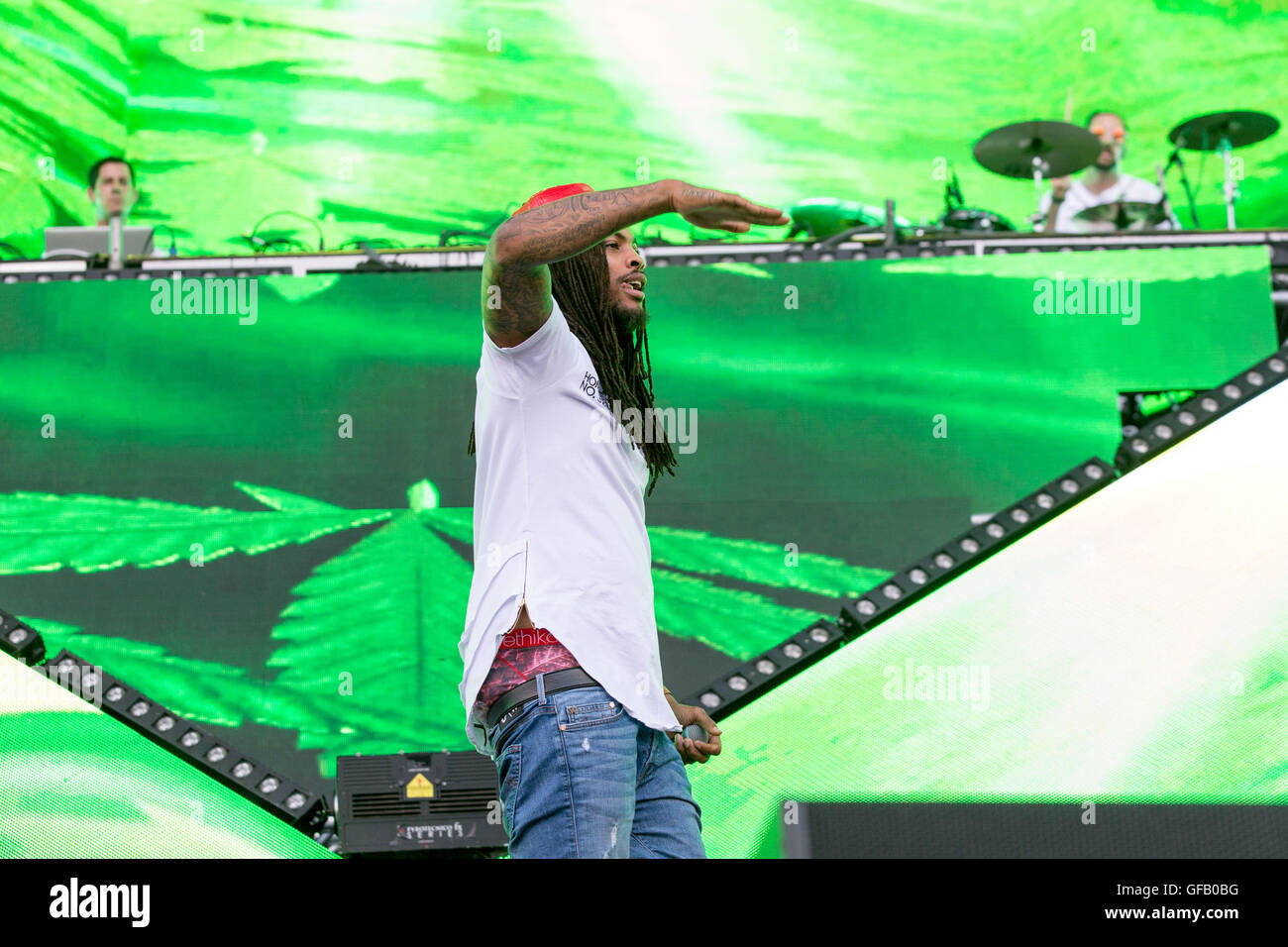 Chicago, Illinois, USA. 30th July, 2016. Rapper WAKA FLAKA FLAME ...