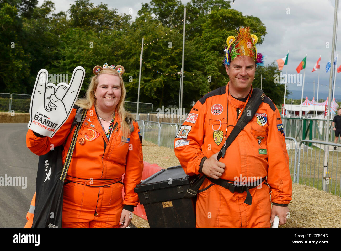 Track marshals hi-res stock photography and images - Alamy