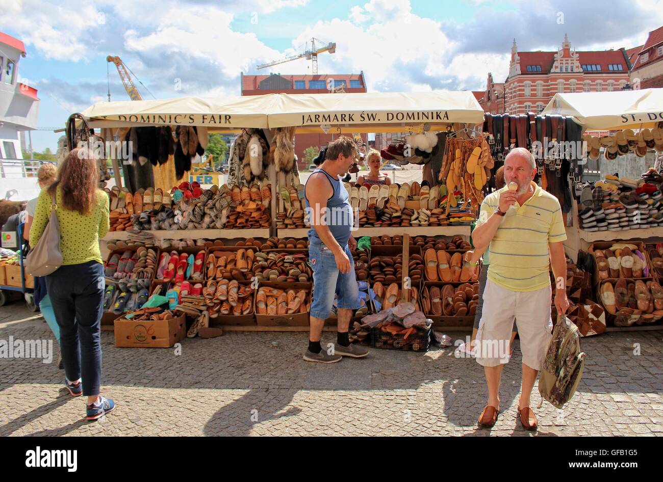 Gdansk, Poland. 31st July, 2016. Thousands of tourists attend St ...
