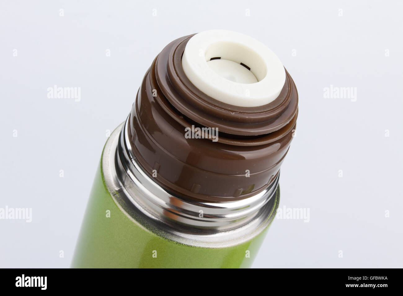 Thermos Flash Isolated on White Background Stock Photo - Alamy